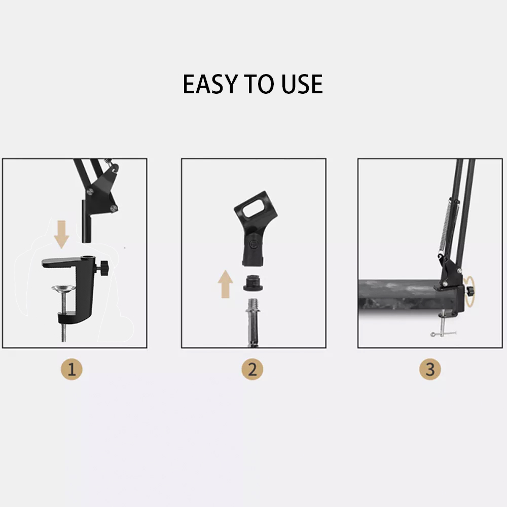 Audio Array AA-05 Suspension Boom Scissor Microphone Arm Stand with ...