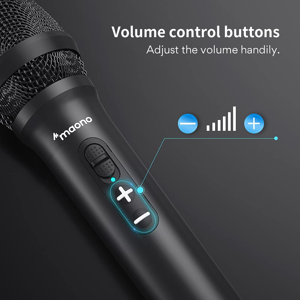 MAONO AU-HD300T USB/XLR Dynamic Mic for Singing, PC, YouTube Recording ...