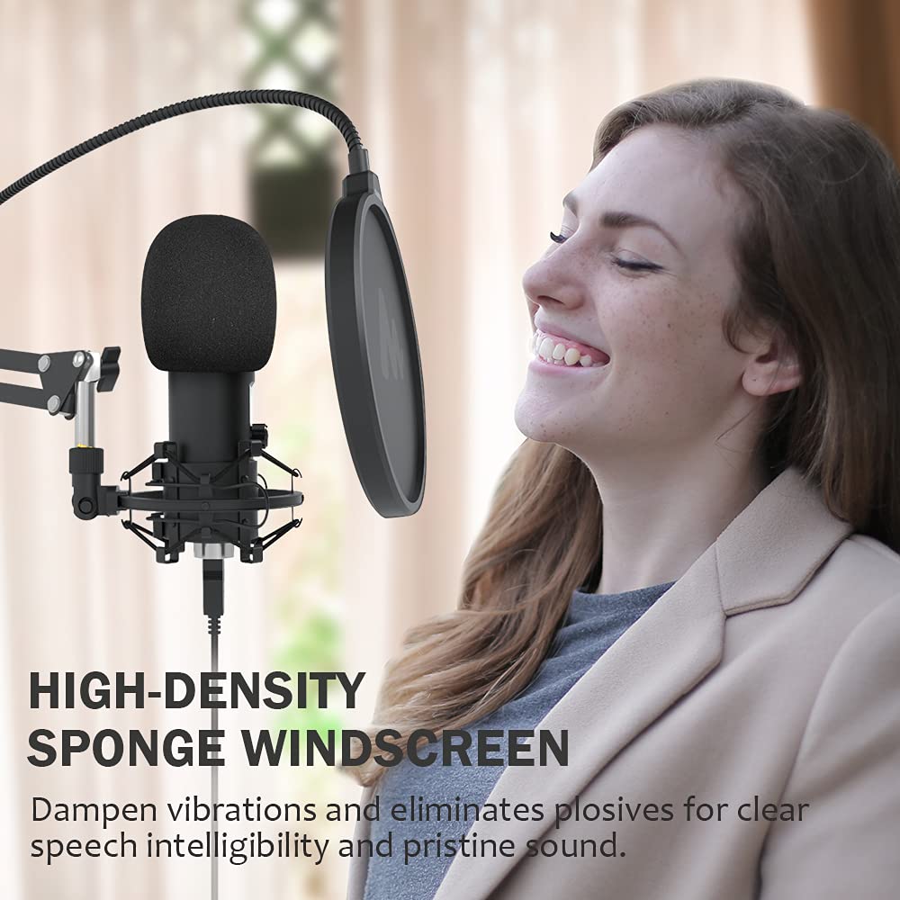 MAONO AU-PM421 Large Diaphragm Condenser USB Unidirectional Microphone ...